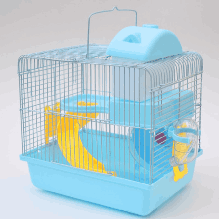 Producto - Jaula hamster azul 27 x 21 x 33cm